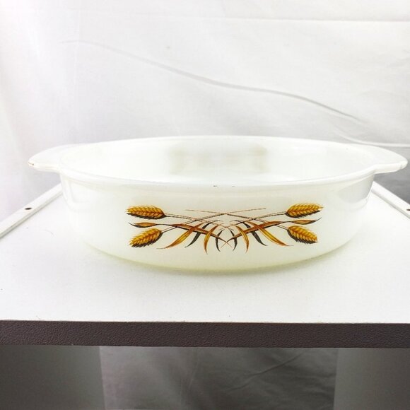 Anchor Hocking | Kitchen | Vintage Anchor Hocking Wheat Pattern Fire ...